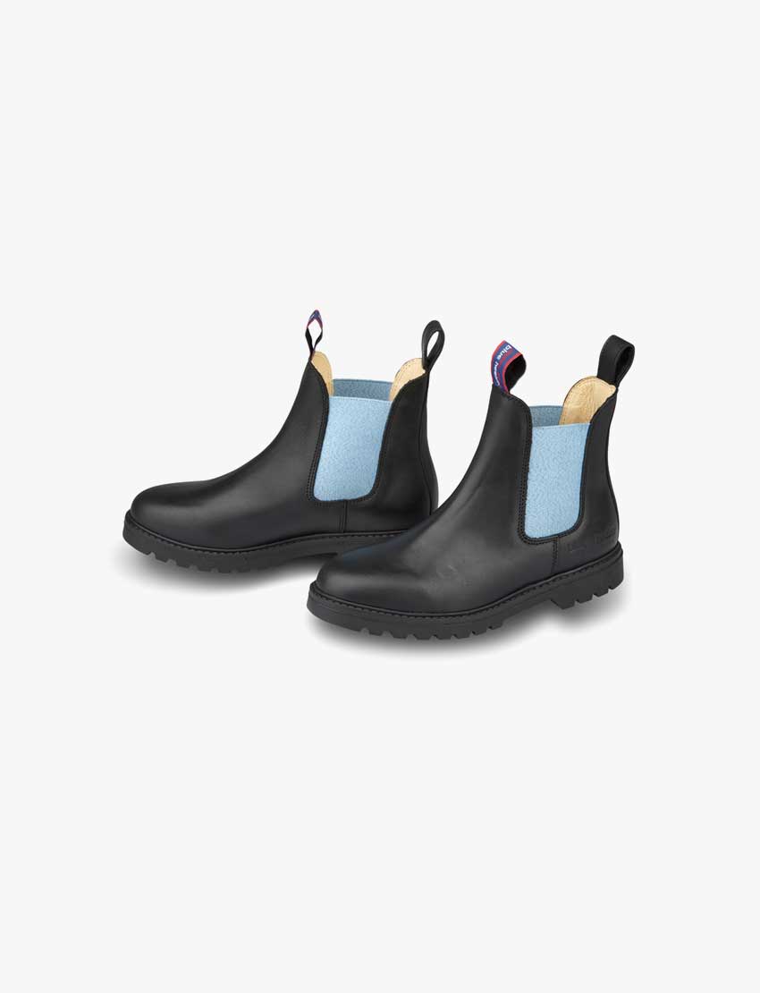 Jackaroo Schwarz / Himmelblau | Blue Heeler Boots