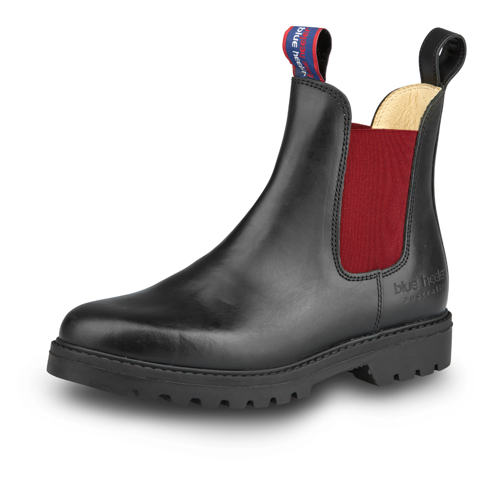 JACKAROO schwarz / weinrot - BLUE HEELER BOOTS